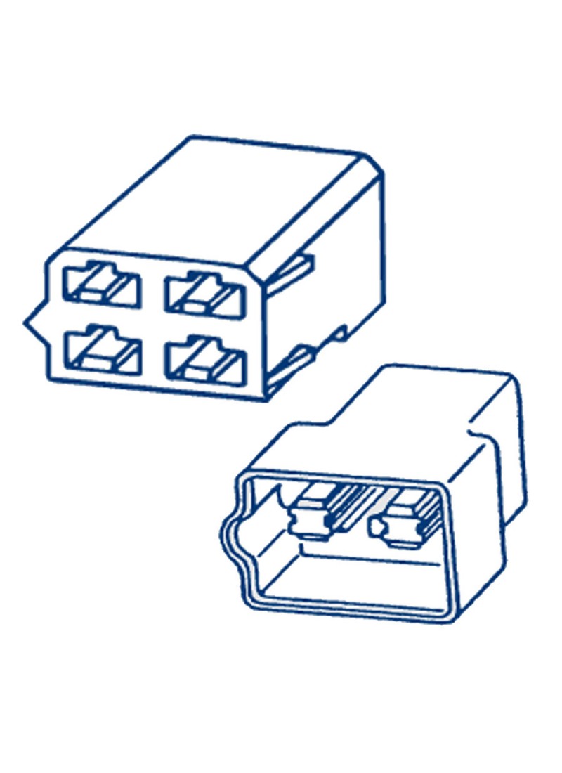 Amp Housing - 4 Pins - Amp Connectors - Housing - Amp Connectors ...