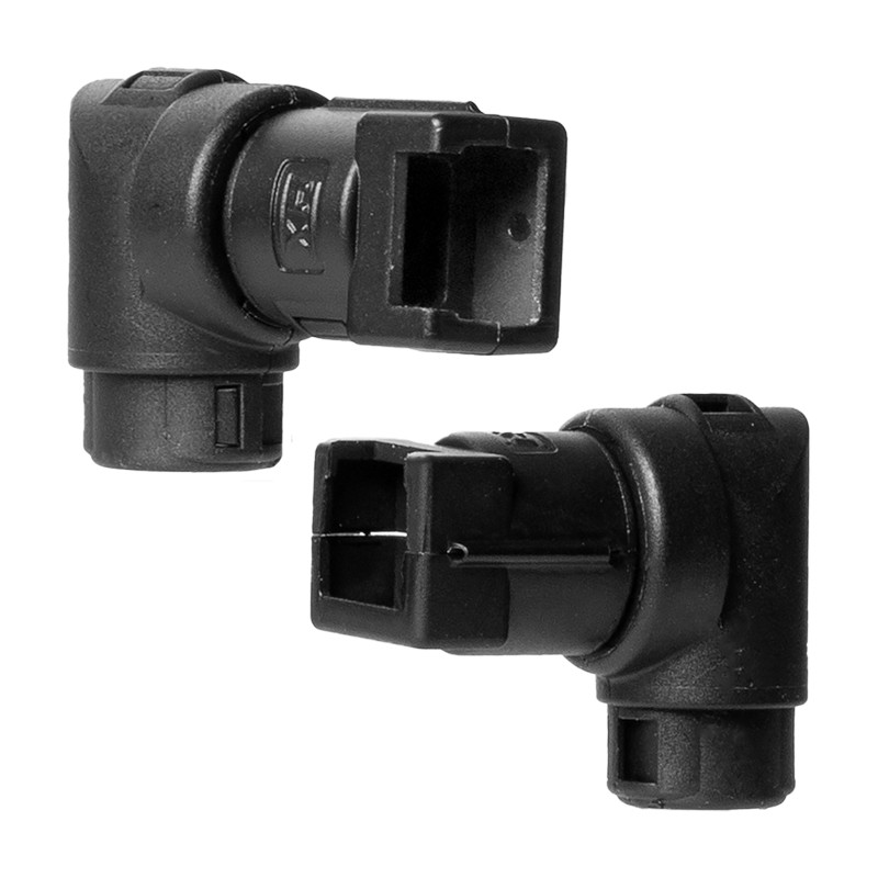 Harnessflex Backshell 90° Elbow for 2 Way DT Connector and NC08 Conduit ...