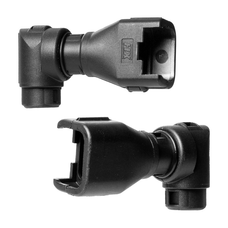 Harnessflex Backshell 90° Elbow for 4 Way DT Connector and NC08 Conduit ...