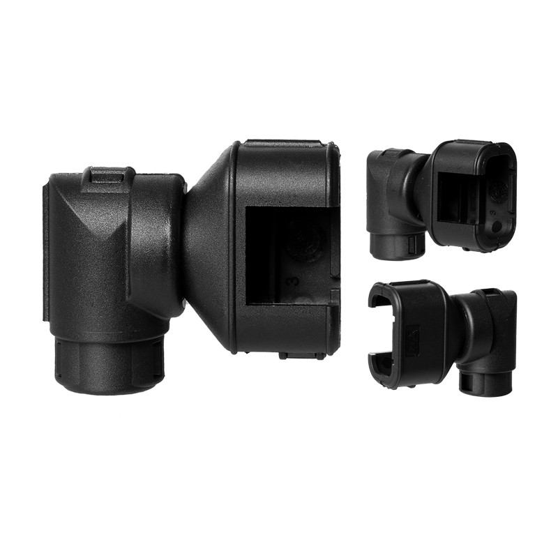 Harnessflex Backshell 90° Elbow, 3 Way AMPSEAL 16, Low Profile Plug ...
