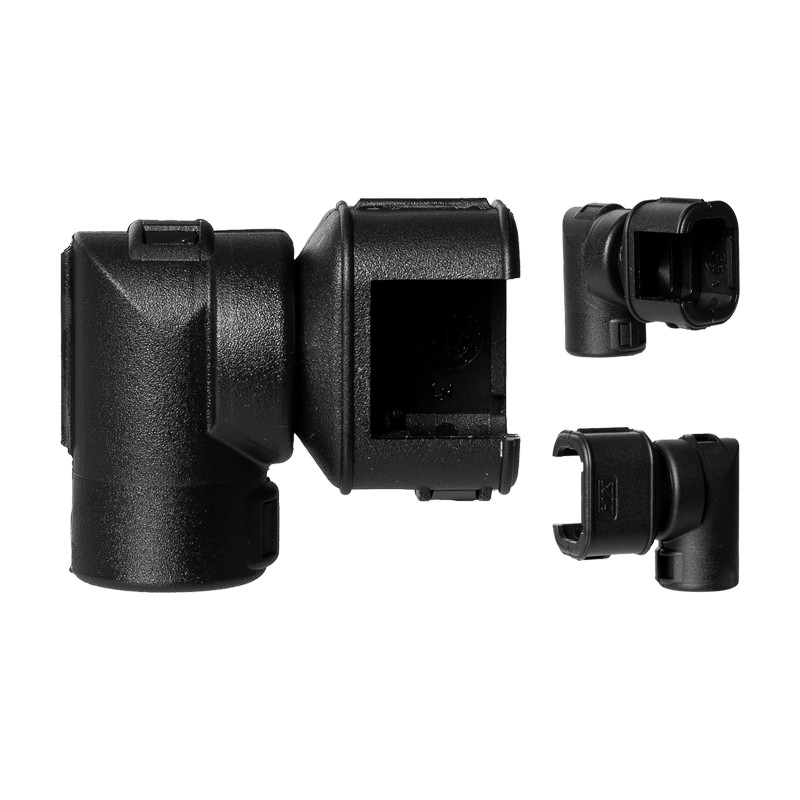 Harnessflex Backshell 90° Elbow, 2 Way AMPSEAL 16, Low Profile Plug ...