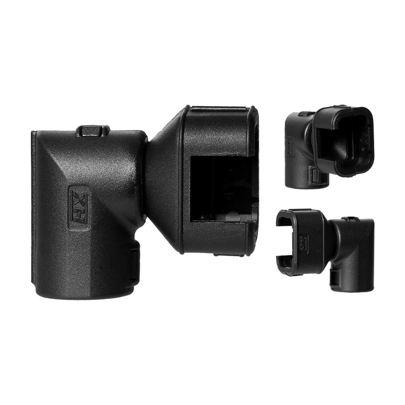 Harnessflex Backshell 90° Elbow, 4 Way AMPSEAL 16, Low Profile Plug ...