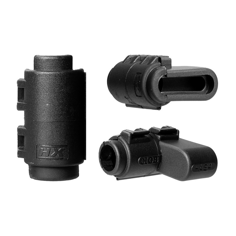 Harnessflex Backshell Straight for 4 Way SUPERSEAL Connector and NC08 ...